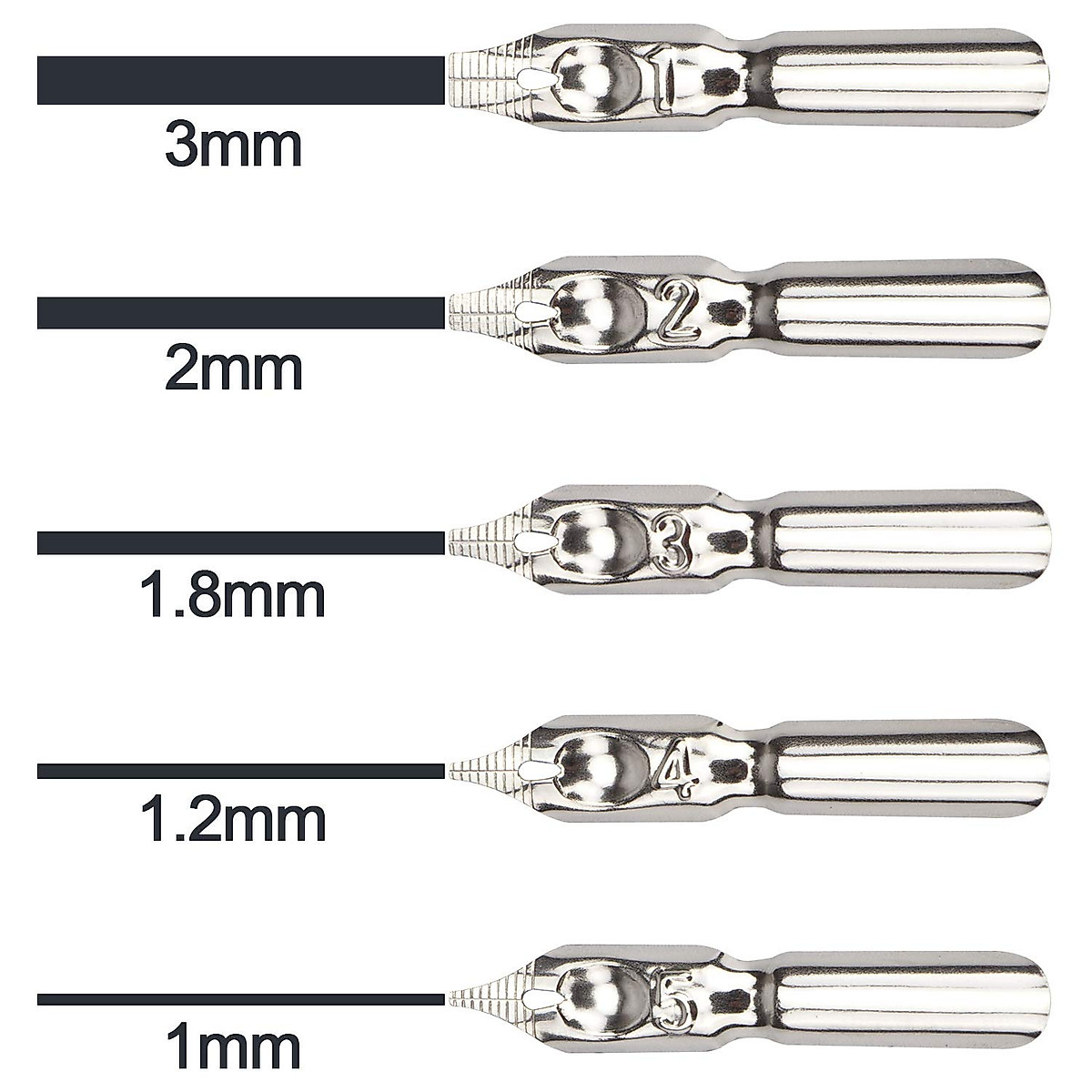 Trustela Office Supplies Calligraphy Nibs, 18 Calligraphy Pen Nibs, Dip Pen Nibs, Feather Pen Nibs, Quill Pen Nibs, Ink Pen Nibs, Fountain Pen Nibs