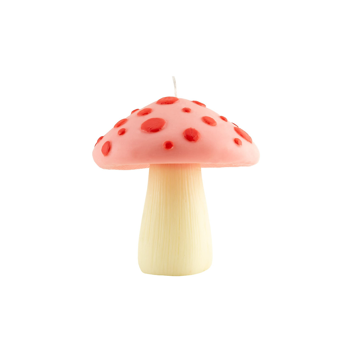 Havenstone Home Mushroom Candle (Pink) - Unscented Soy Wax, 4x3.5 inches, Decoration