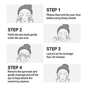 Xhoon 24K Gold Under Eye Patches - 40 PCS Under Eye Mask Amino Acid & Collagen, Under Eye Mask for Face Care, Eye Masks for Dark Circles and Puffiness, Under Eye Masks for Beauty & Personal Care