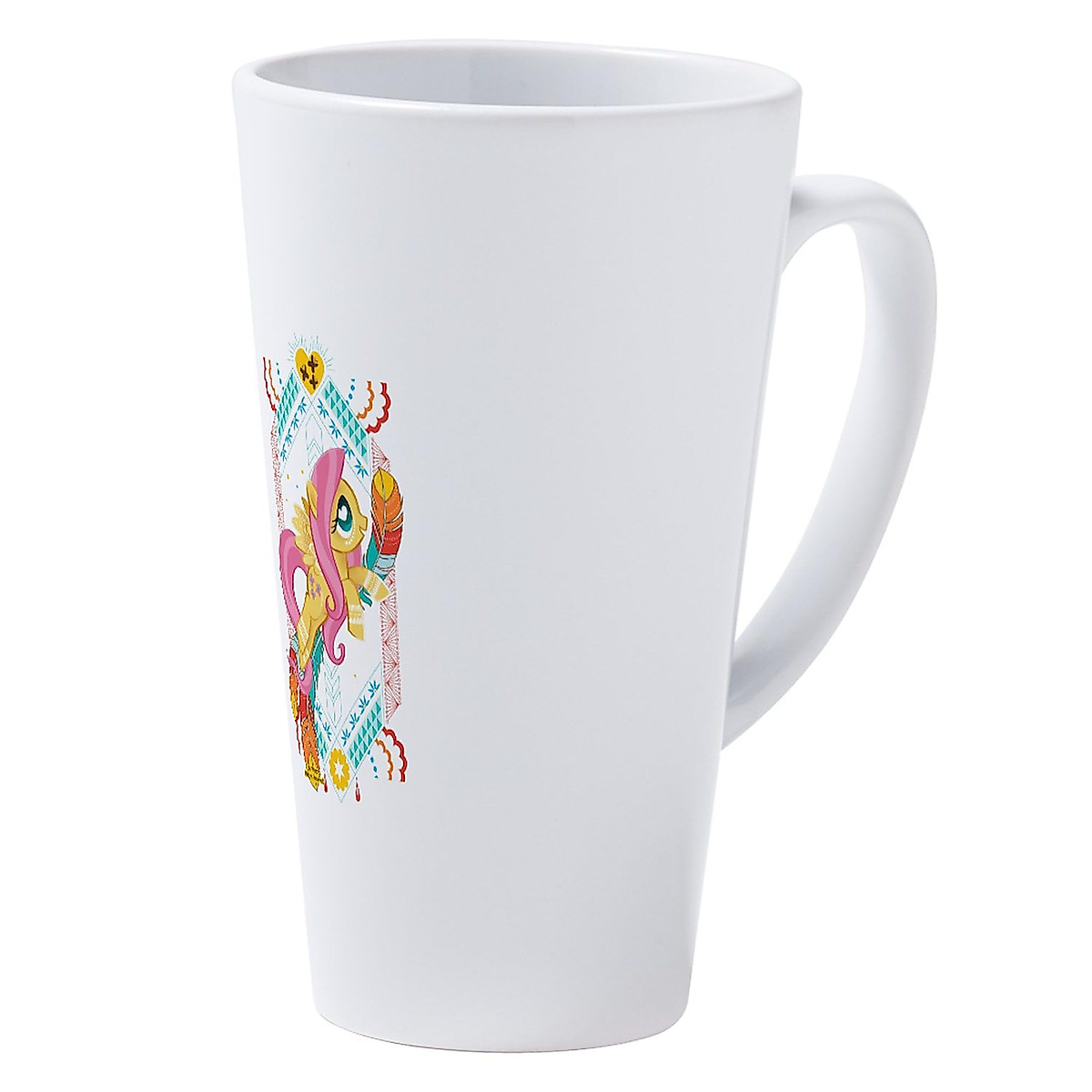 CafePress My Little Pony Fluttershy Feathers 17 oz Latte Mug