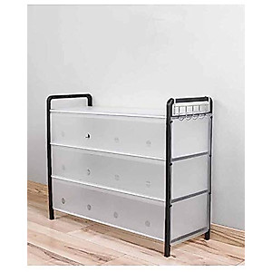 N/A Simple Dormitory Bedroom Space Multi-Layer Shoe Rack Multi-Function Household Dust-Proof Artifact Storage Shoes Rack