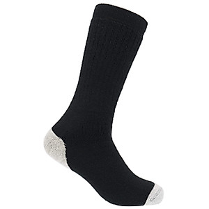 AndeanSun Darn Warm Outdoor Alpaca Socks Best for Cold Feet (Black/Light Grey, Medium)