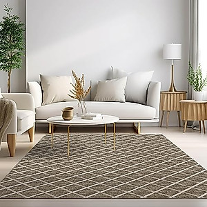 Dalyn Rugs Indoor/Outdoor York YO1 Brown Washable 8' x 10'
