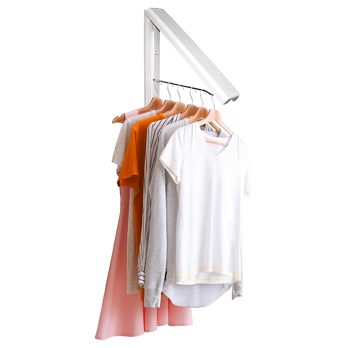 InstaHanger Closet Organizer, The Original Folding Drying Rack, Wall Mount