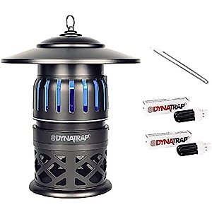 DynaTrap Insect Trap Twist for Insects Pest Control - Includes Extra UV Light and 24 Chain to Hang Zapper Trap