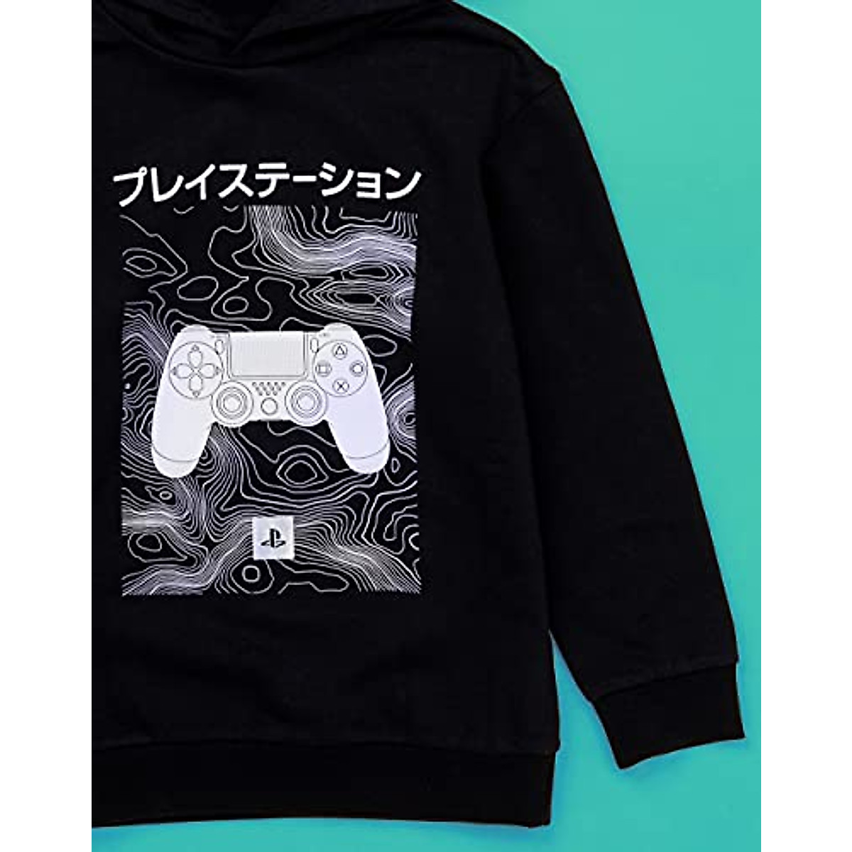 PlayStation Kids Hoodie Boys Games Japanese Logo Black Jumper Jacket 9-10 Years