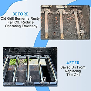 Adviace Replacement Parts for Members Mark GR2210601-MM-00 GR2298901-MM-00 5 Burner Gas Grill Models, GR2210601-MM-00 Burner, GR2210601-MM-00 Burners 5 Burner Tubes