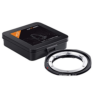 K&F Concept Updated NIK to EOS Adapter, Manual Lens Mount Adapter for Nikon F/AI Mount Lens and Canon EOS EF EF-S Mount Camera