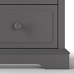 Child Craft Universal Select 4 Drawer Chest, Storage for Nursery or Kids Room, Cool Gray