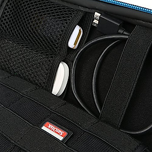 Baval Hard Carrying Case Replacement for Western Digital Seagate Expansion Toshiba Canvio My Passport Elements Portable Hard Drive Game Drive 1TB 2TB 3TB 4TB 5TB,Black