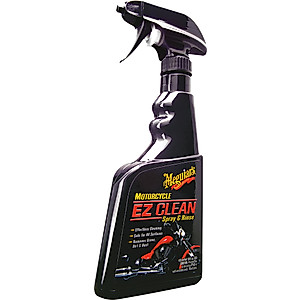 Meguiar's MC20016 Motorcycle EZ Clean Spray & Rinse - Easy All-Surface Motorcycle Cleaning, 16 oz
