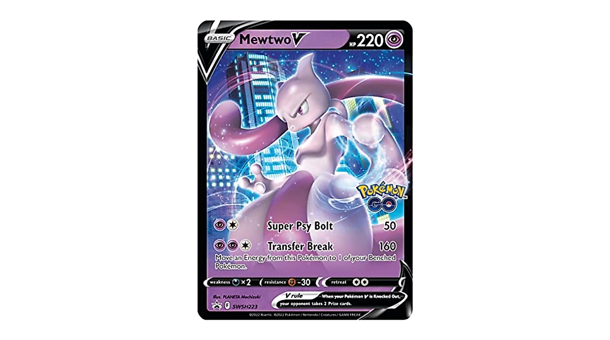 Pokemon GO Mewtwo V Battle Deck - Ready to Play!