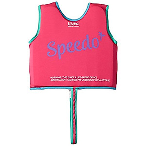 Speedo unisex-child Swim Flotation Classic Life Vest Begin to Swim UPF 50,Berry/Grape,Medium