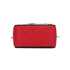 MKF Collection Crossbody Cellphone Purse for Women – PU Leather Wallet Handbag, Wristlet Strap Clutch Bag Card Slots Olive-Mustard