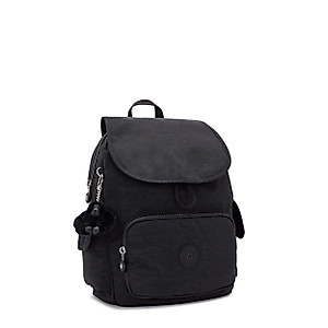 Kipling Women's City Pack Medium Backpack, Black Noir, 10.5" L x 14.5" H x 6.75" D