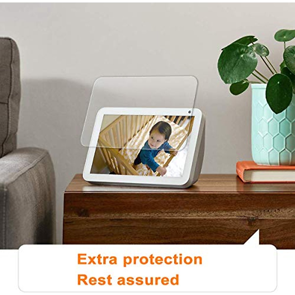 AutoSonic Echo show Smart Display Screen Protector (For Show 8)