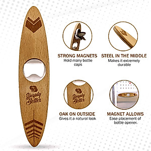 Magnetic Bottle Opener, Designed to Automatically Catch a Bottle Cap