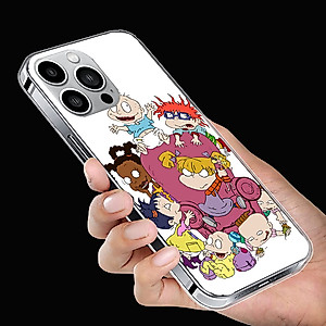 ACHETE Phone Case Ru-grats Compatible with iPhone 14 Pro Max Scratch Charm Shockproof Accessories Bumper Waterproof Transparent