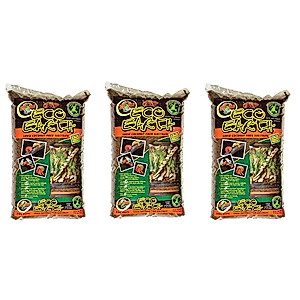 Zoo Med Eco Earth Loose Coconut Fiber Substrate, Pack of 3, 8 Quart