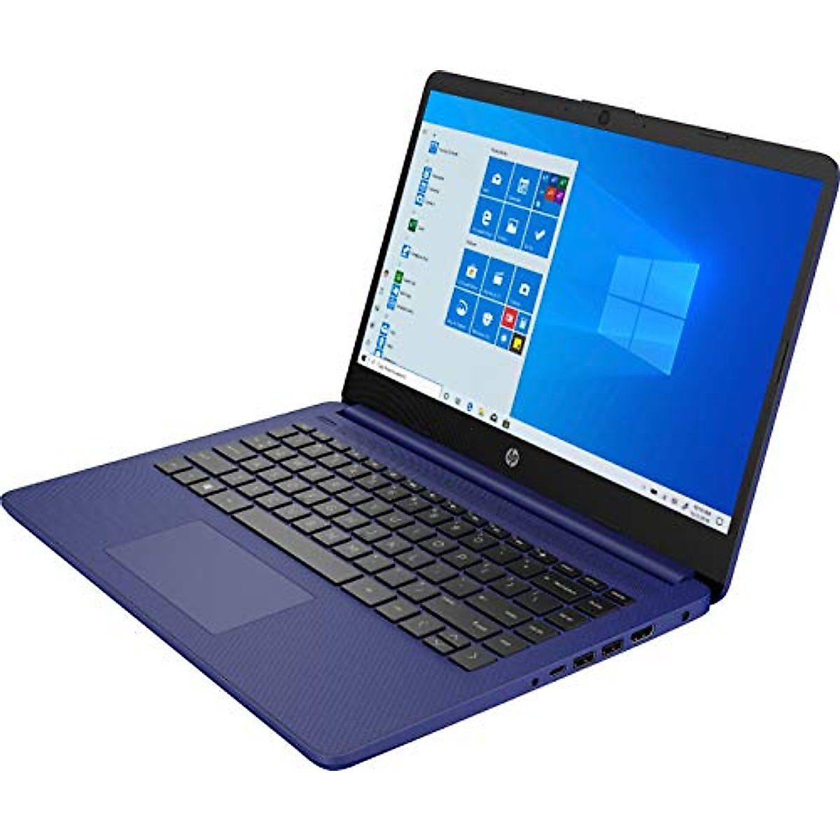2022 HP Stream 14in laptop, Intel Celeron N4020 Dual-Core Processor, 4GB DDR4 Memory, 192GB storage(64GB eMMC+64GB card),HDMI,WiFi,Webcam,Bluetooth,1-Year Microsoft 365,Win10 S,Indigo Blue|NoCo bundle