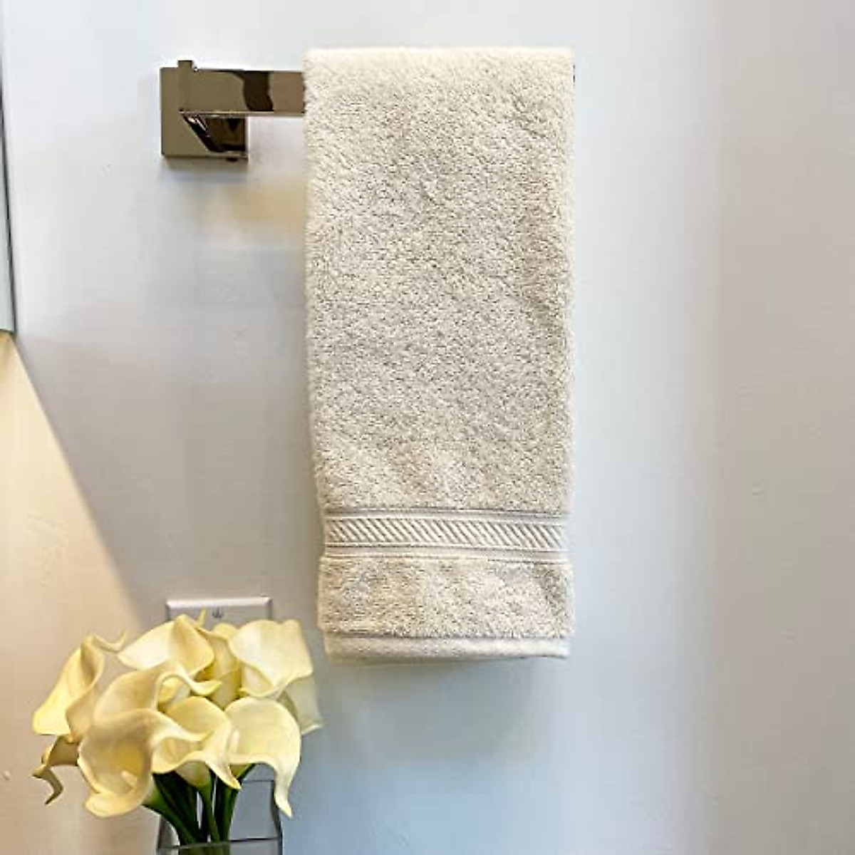 Great Useful Stuff Lake Tahoe Towel Collection - Made in The USA Luxury Classic Towels, Natural Undyed Unbleached, Hand Towel