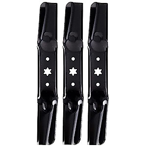 ELITEWILL 3 Pack Lawn Mower Blades 2-in-1 Fit for Cub Cadet/MTD 742-05052A / 942-05052A,RZT-L50 S50 XT1 XT2 LT50 GT50 Lawn Tractor 50" Rotary Deck - Blades Have to Be Sharpened