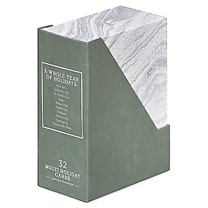 American Greetings Deluxe Holiday Card Assortment, Graduation, Fathers Day, Birthdays and All Occasions (33-Count)