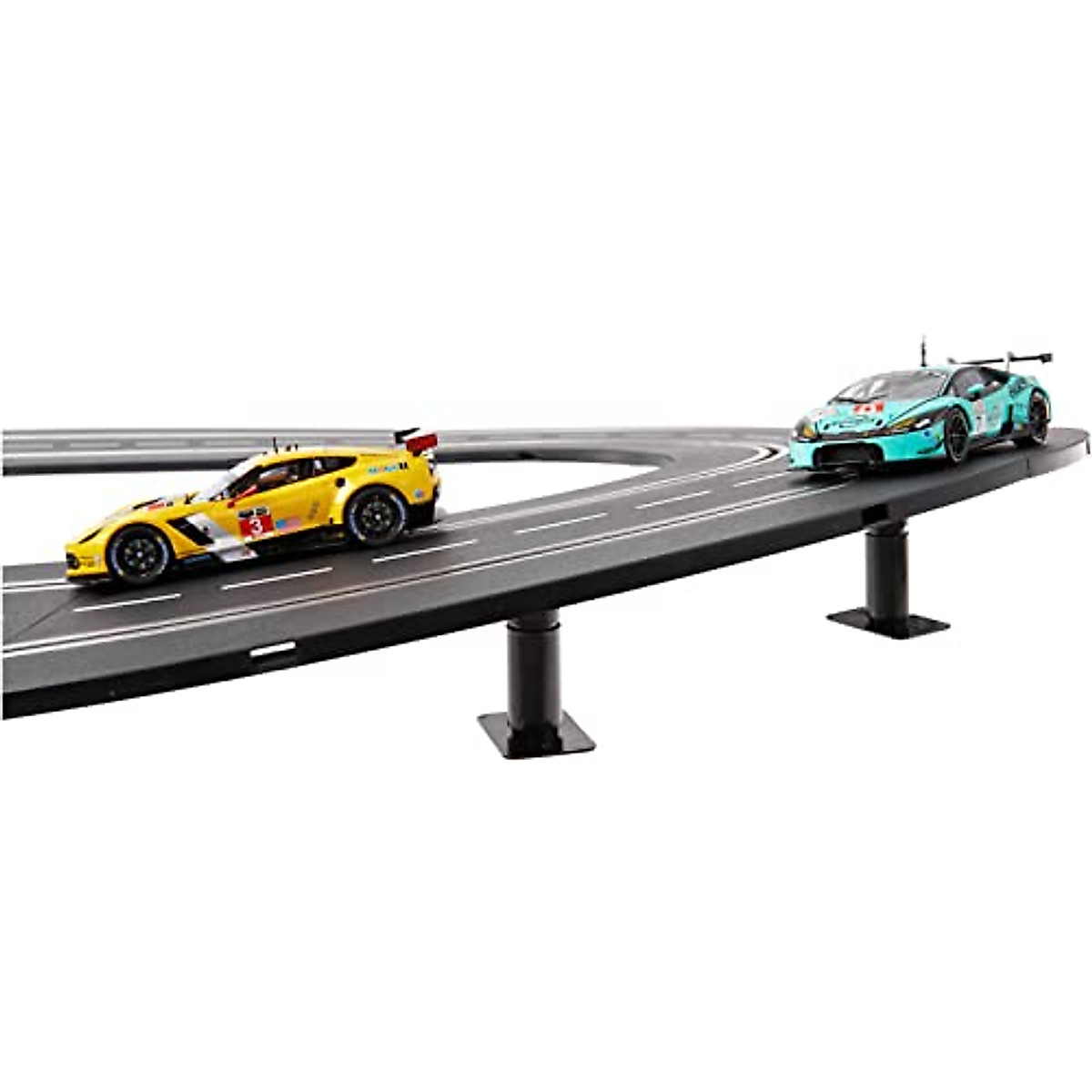 Carrera Evolution 20025240 Super Cars Analog Electric 1:32 Scale Slot Car Racing Track Set - Includes Two 1:32 Scale Cars & Two Dual-Speed Controllers Ages 8+