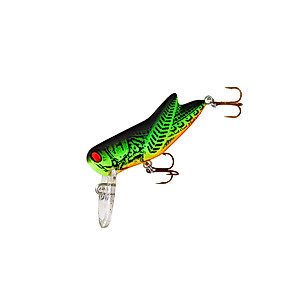 Rebel Lures Classic Critters Crankbait Fishing Lures 4-Pack, Includes 1 Teeny Pop-R, 1 Crickhopper, 1 Teeny Wee Crawfish, and 1 Teen Wee-R