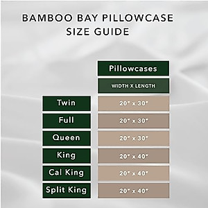 Bamboo Bay 4 Piece King Size Sheets Set - 100% Viscose Made From Bamboo Sheets King Size - Soft Cooling Sheets For Hot Sleepers - Breathable King Sheets Deep Pocket Fits Up to 16" Mattress, Light Blue