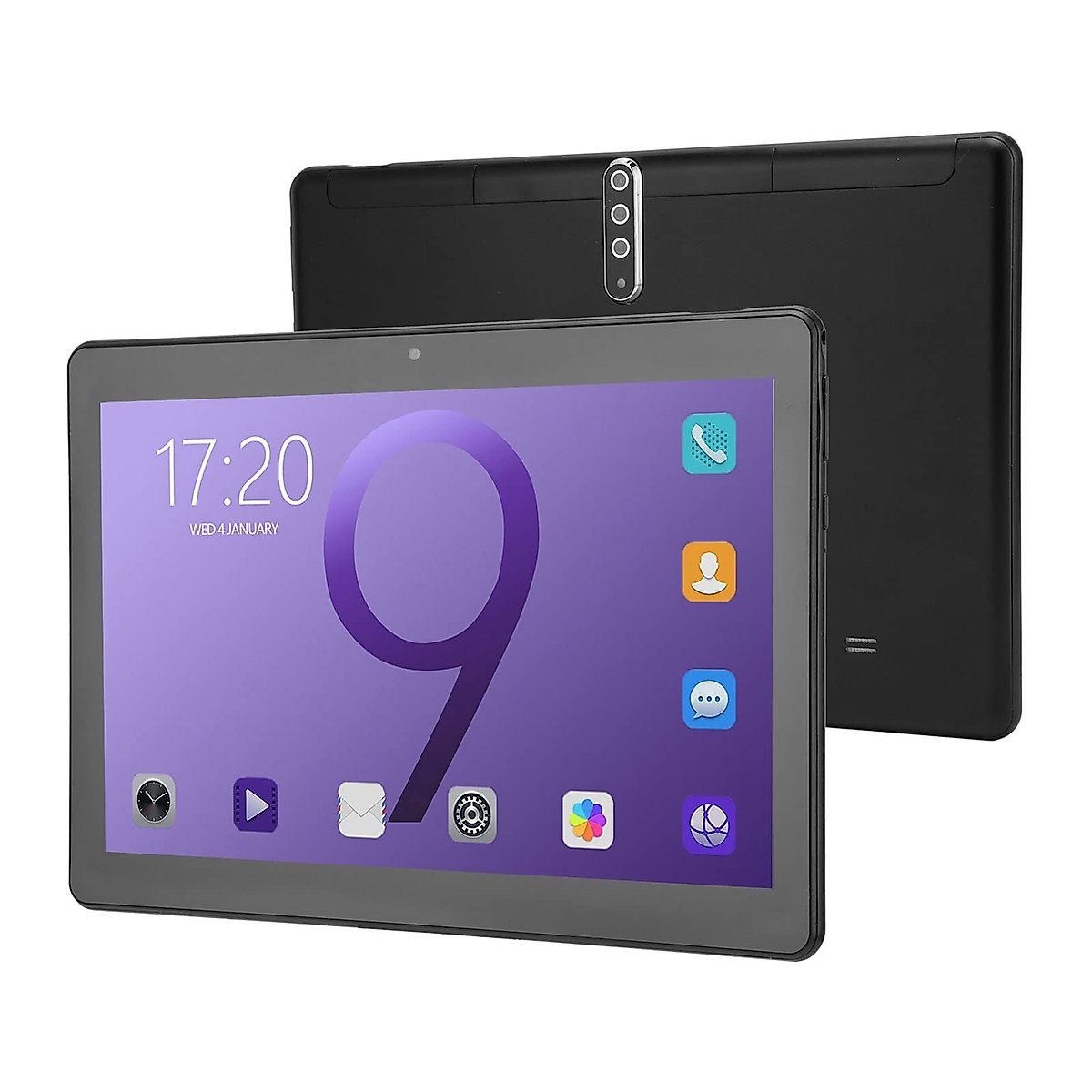 Tablet for Android11, 2.4 5G Dual Band Calling Tablet PC, 4GB 64GB Storage, 10.1in 1920x1200 Display, 10 Core CPU, Bluetooth5.0 GPS, 5MP 13MP Dual Camera