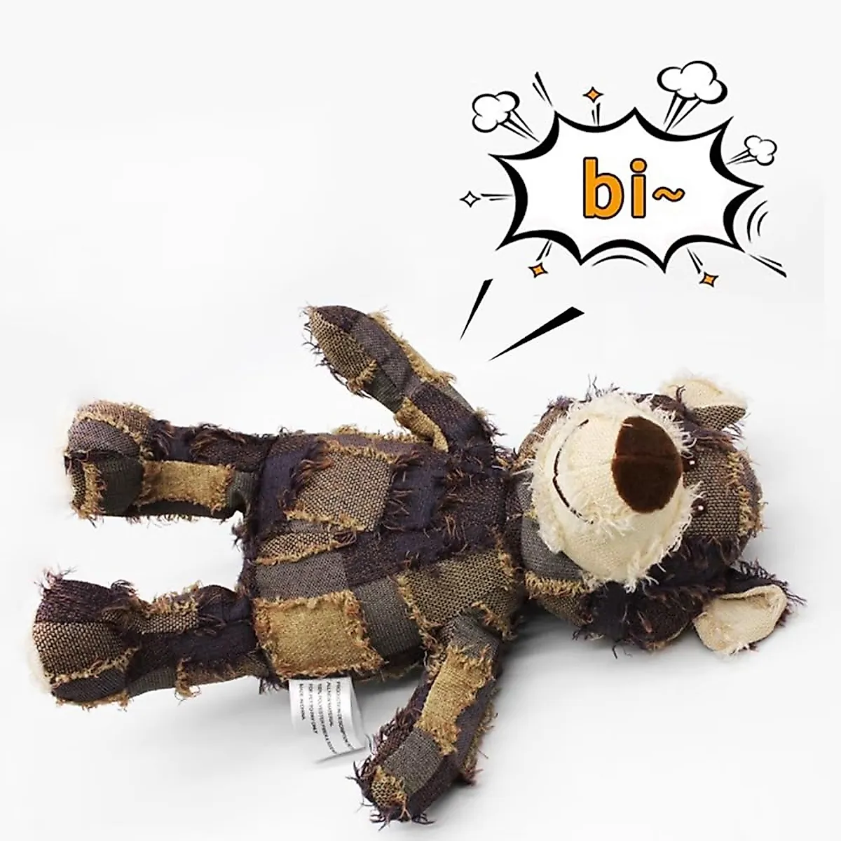 YAUNJI 2024 Premium Indestructible Robust Bear, Indestructible Dog Toys to Keep Them Busy, Petsboro Robust Bear Dog Squeak Chew Toy for Large Small Dogs for Heavy Chewers (ab)