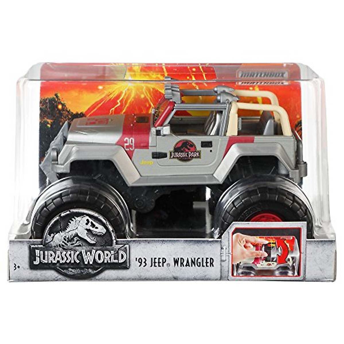 MATCHBOX JURASSIC WORLD '93 Jeep Wrangler