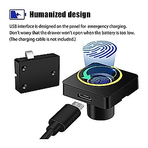 Smart Electronic Cabinet Locks Kit Set Fingerprint Lock for Box Furniture Drawer Lock Cupboard Hidden File Keyless Biometric