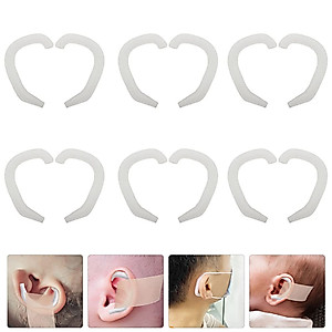 Ear Pads Baby Ear Aesthetic Corrector Auricle Valgus Correction Ear Support Newborn Infant Protruding Ear Sticker Patch for Kids Children Orthopaedic Ear 6 Pairs Ear Corrector