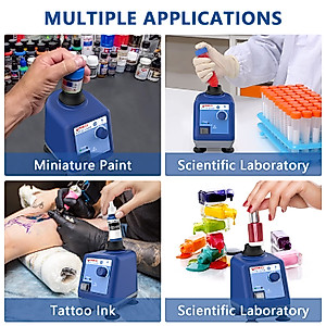 FOUR E'S SCIENTIFIC Laboratory Vortex Mixer with Platform Pad for Test Tubes and Small Vessels