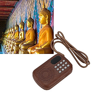Buddha Machine Buddhist Music Player Light Weight Small Volume Take Easily Buddhist Prayer Machine 3.1 x 2.0 x 0.8in