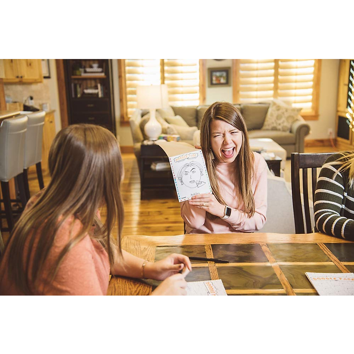 Doodle Face Game - New Hilarious Game of Drawing Your Friends and Family - A Drawing Game for Families - Stay at Home Date Night Party Game for 3-20 Players - Fun for All Ages and Skill Levels