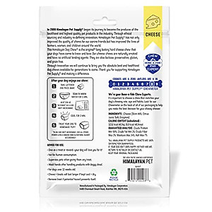 Himalayan Dog Chew Original Yak Cheese Dog Chews, 100% Natural, Long Lasting, Gluten Free, Healthy & Safe Dog Treats, Lactose & Grain Free, Protein Rich, Mixed Sizes, Dogs 65 Lbs & Smaller