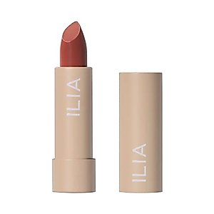ILIA - Color Block Lipstick | Non-Toxic, Vegan, Cruelty-Free, Clean Makeup (Cinnabar (Muted Brick With Warm Undertones))