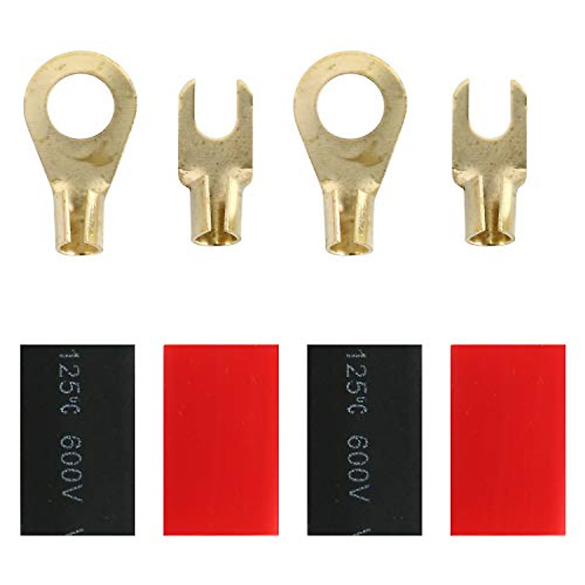 8/10GA Car Control Audio Cable Kit for Auto Amplifier Sub Woofer Wiring Power Amplifier Car Audio Sub Woofer Wire, AMP Wiring, Auto Audio Cables