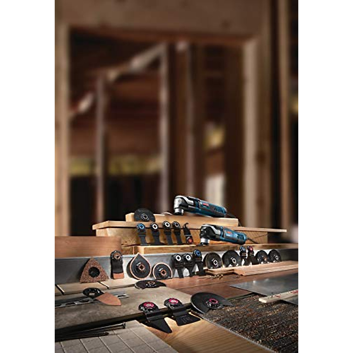 BOSCH Power Tools Oscillating Saw - GOP40-30C â€“ StarlockPlus 4.0 Amp Oscillating MultiTool Kit Oscillating Tool Kit Has No-touch Blade-Change System, 32 Accessories and Case