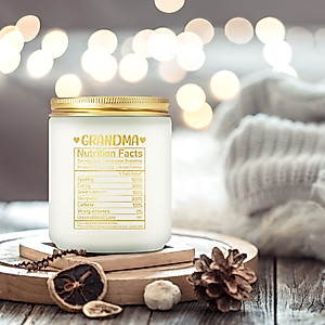 KOYFOYO Mothers Day Gifts for Grandma - My Favorite People Call Me Grandma Candle - Birthday Gifts for Grandma from Granddaughter, Grandson - Grandma Christmas Gifts