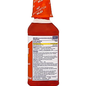 Vicks DayQuil Cough, Cold, & Flu MultiSymptom Relief, Almond, 12 Fl Oz