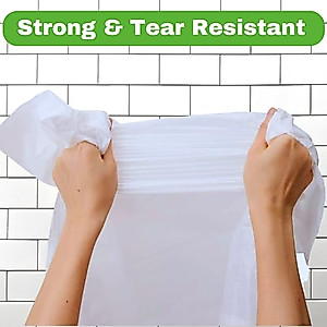 Small Trash Bags CCLINERS 2.6 Gallon 1.1 Mil Code R Garbage bags 120 Drawstring Bathroom Trash Bags Mini Wastebasket Trash Can Liners for Home Office Bins, 120 Bags