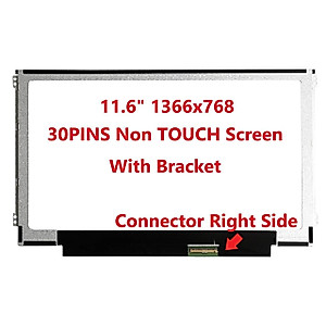 FULLCOM New 11.6 inch Screen Compatible with N116BCA-EA1 fit N116BGE-EA2 Laptop Replacement LED LCD