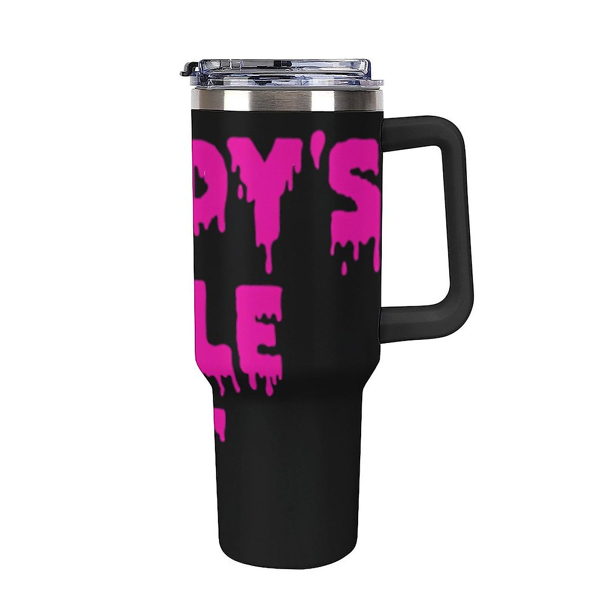 Daddy's Little Slut Insulated Tumbler 40 Oz Stainless Steel Double Wall Vacuum Travel Mug Large Volume Car Cup with Straw Handle