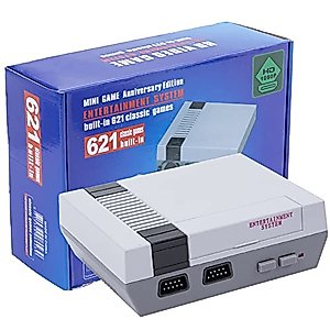 621 Retro Game Console, 621 Different Classic Games with 2 N-ES Classic Controller,Classic Game Play, Nostalgic Game Play, Retro Game Play, HDMI Output Plug & Play Childhood Mini Classic Console