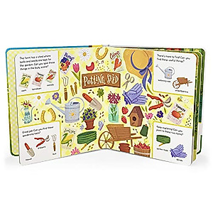 John Deere Around the Farm Explore & Find - A Hidden Look for the Pictures Beginner Board Book for Preschoolers and Toddlers Filled with Tractors, ... and More! (John Deere Explore & Find)