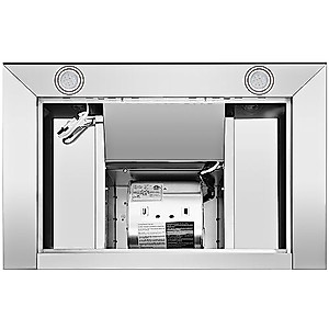 Blue Ocean 30" RHKE3 Stainless Steel Wall Mount Kitchen Range Hood | 760 CFM | LED Lights | PRO PERFORMANCE | LED Touch Panel w/Digital Clock | Ducted/Ductless Convertible Duct